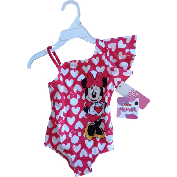Disney | Swim | Disney Nwt Junior Baby Girl 8m Minnie Mouse Swimsuit ...